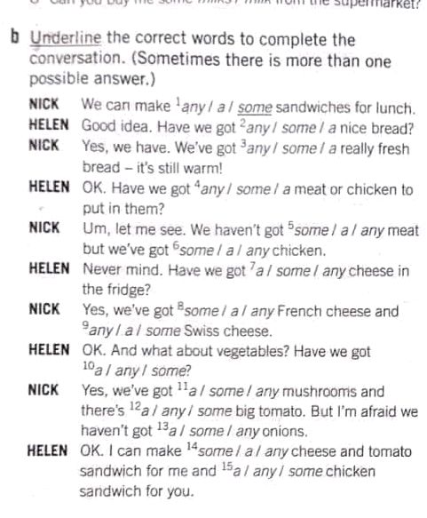 Underline the correct words to complete the | StudyX