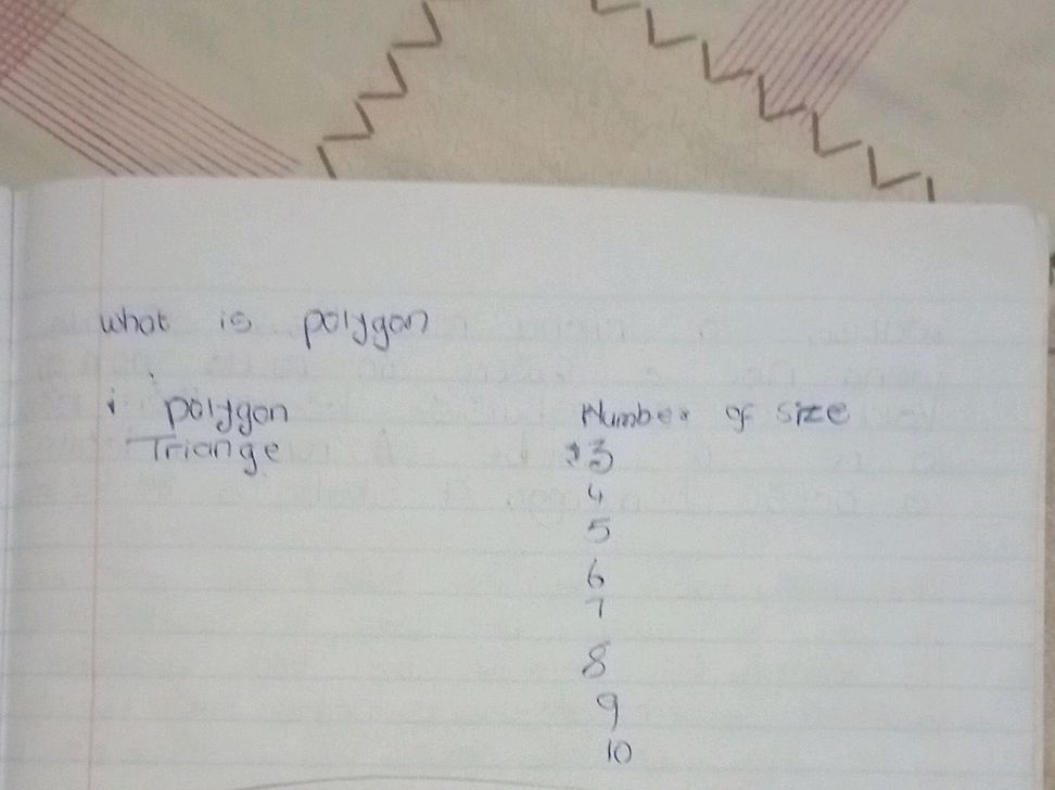 What is polygon? | Polygon | Number of size | StudyX