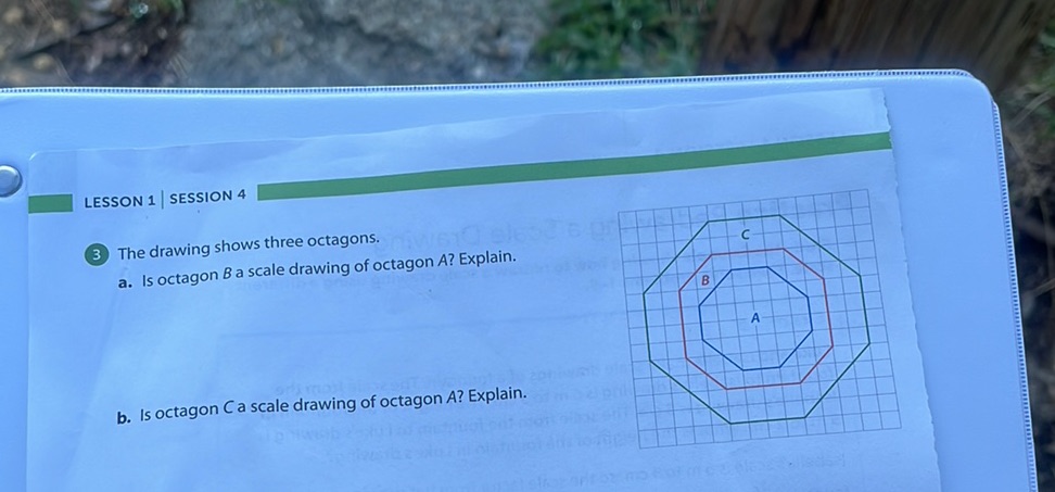 3 The drawing shows three octagons. a. Is | StudyX