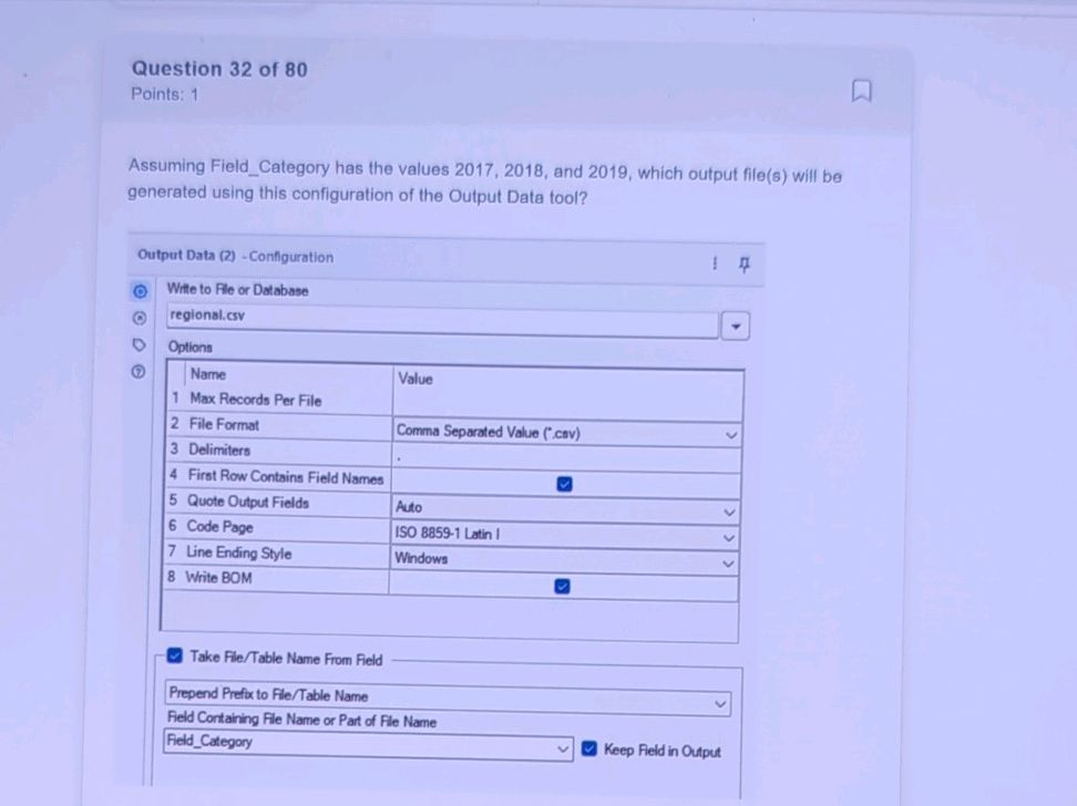Question 32 of 80 Points: 1 Assuming | StudyX