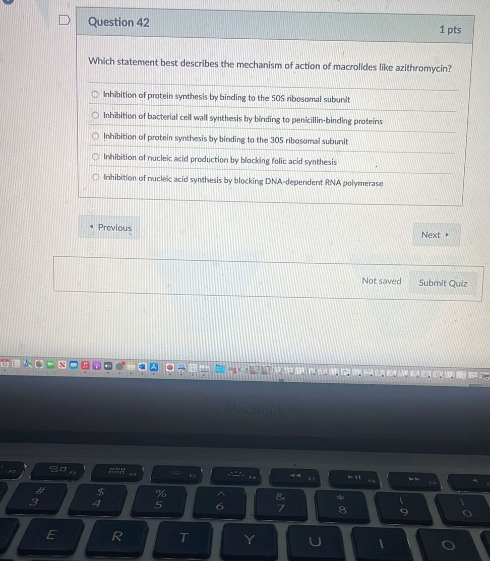 Question 42 1 pts Which statement best | StudyX