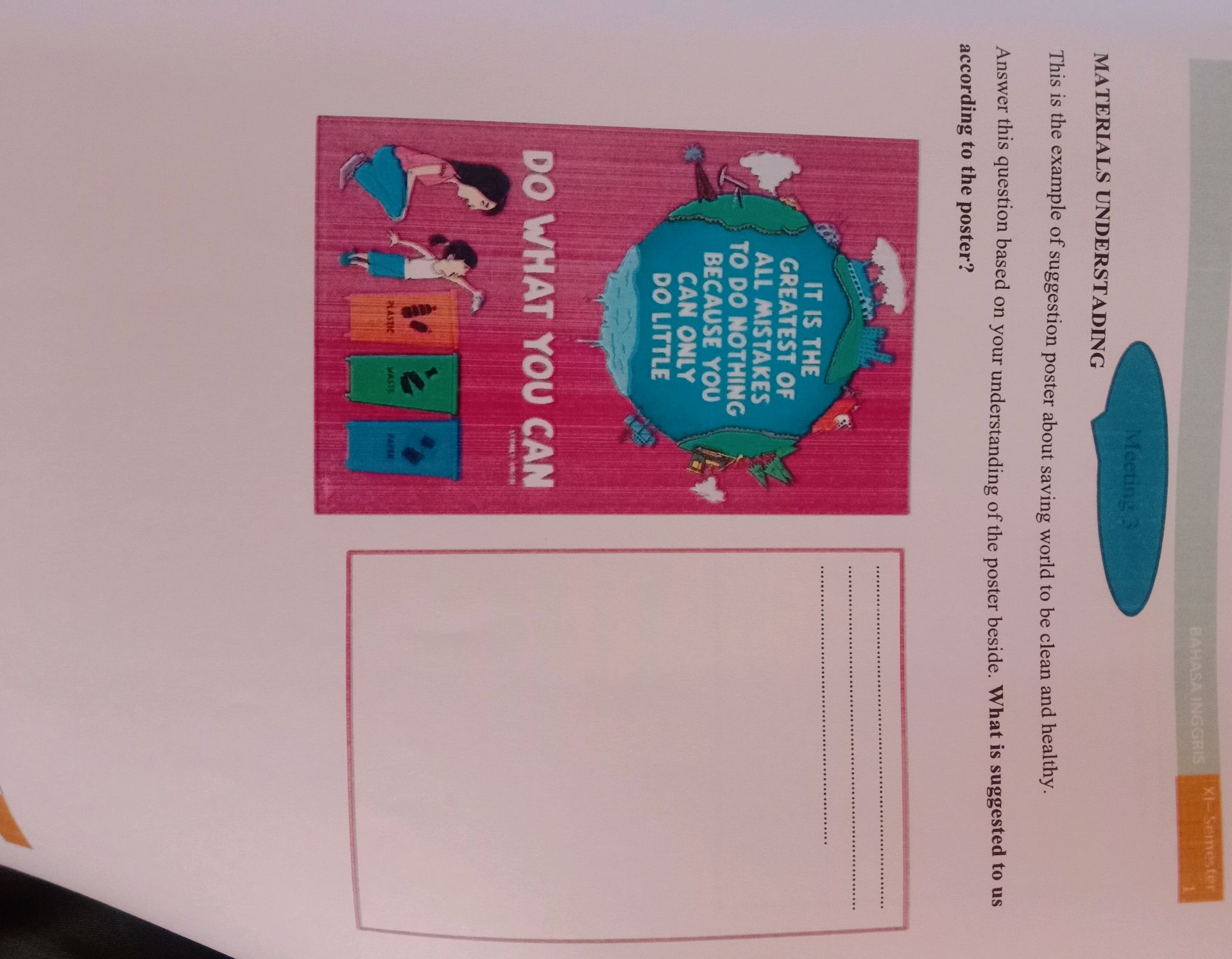 This is the example of suggestion poster