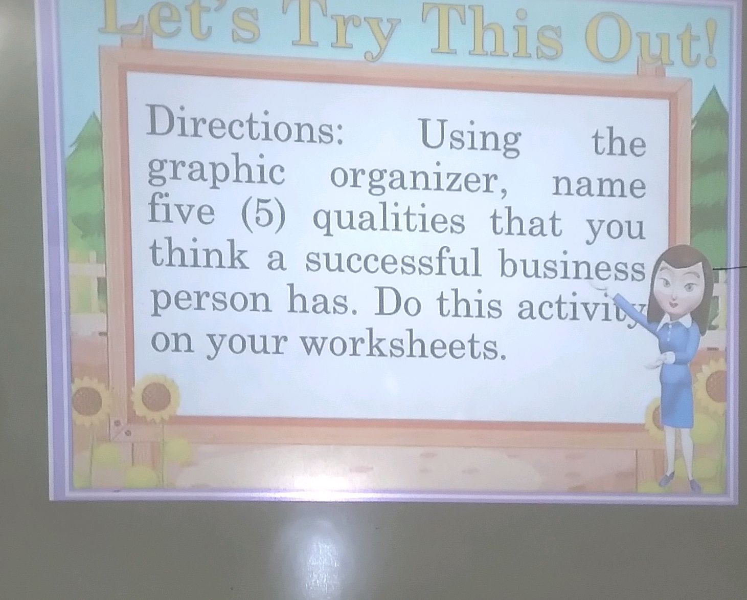 Directions: Using the graphic organizer, | StudyX