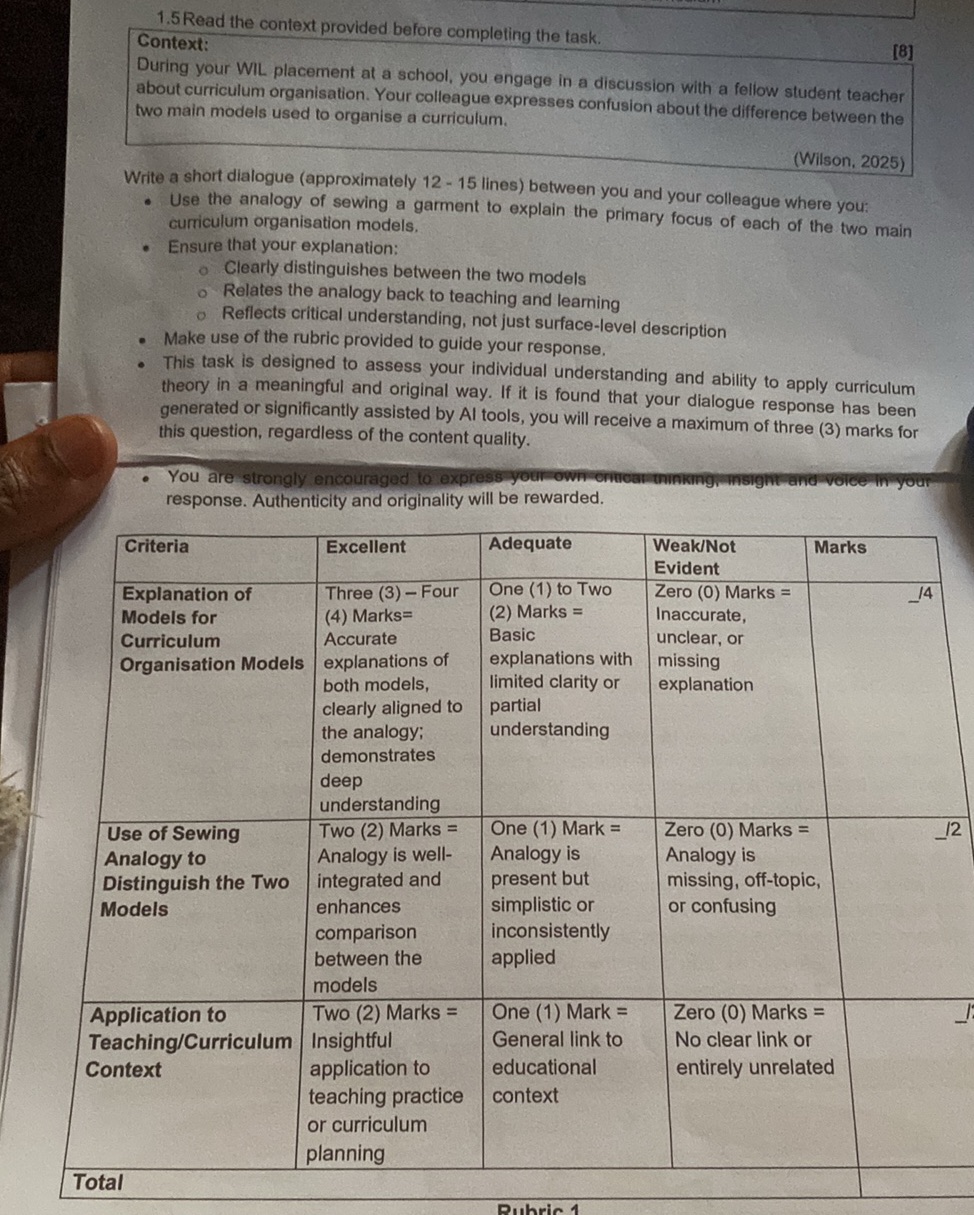1. 5 Read the context provided before | StudyX