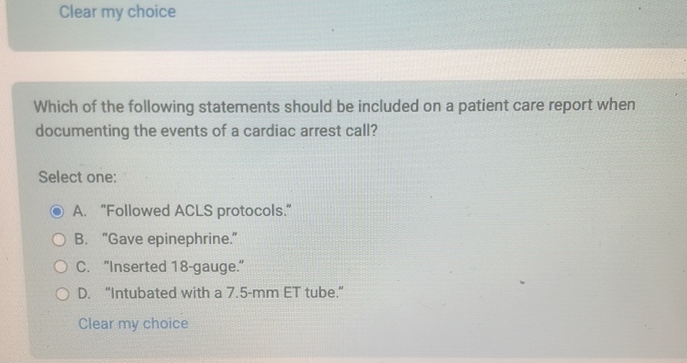 Which of the following statements should be | StudyX