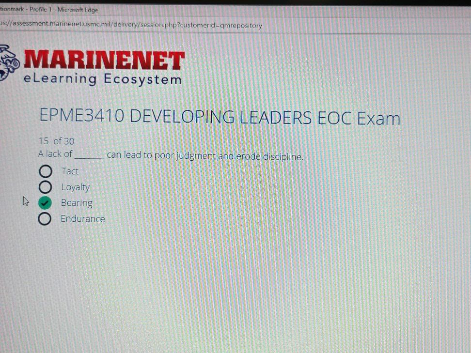 MARINENET eLearning Ecosystem EPME3410 | StudyX