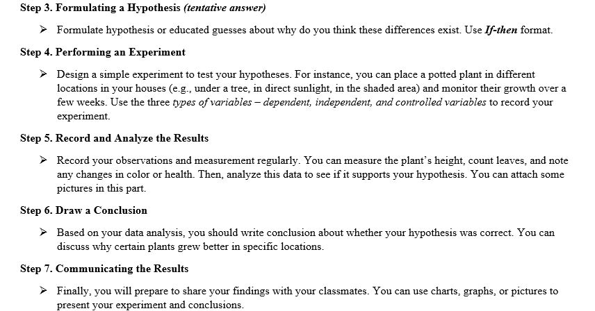 Step 3. Formulating a Hypothesis (tentative | StudyX