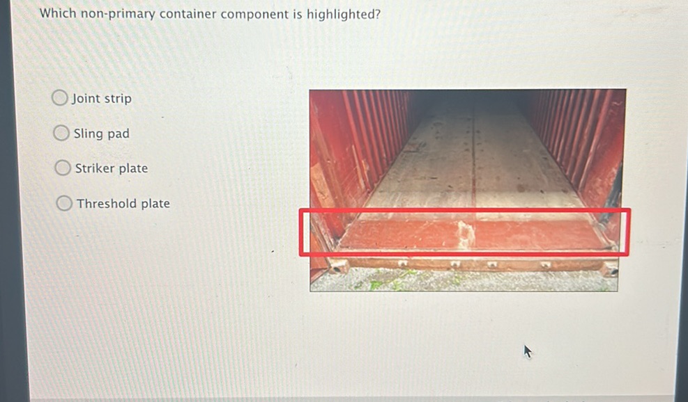 Which non-primary container component is | StudyX