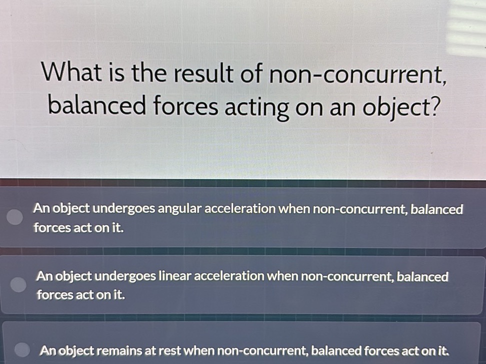 What is the result of non-concurrent, | StudyX