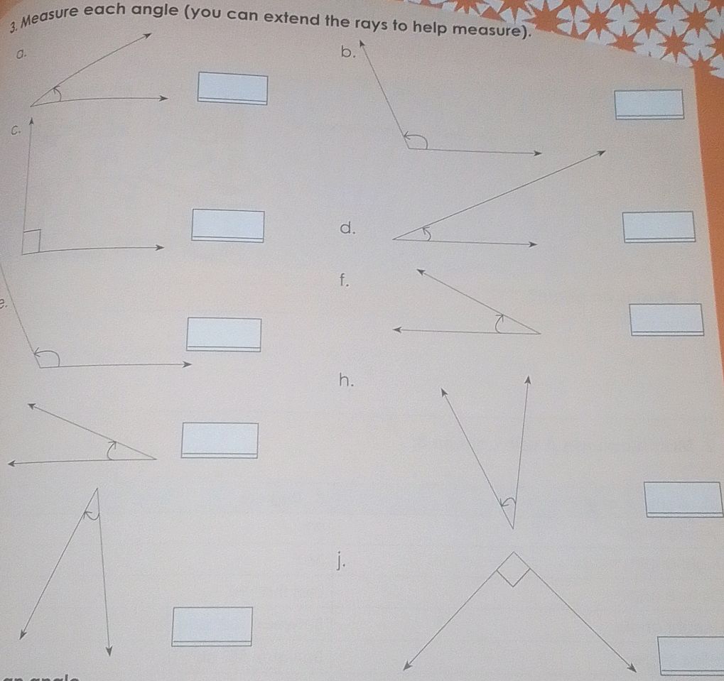 3. Measure each angle (you can extend the | StudyX
