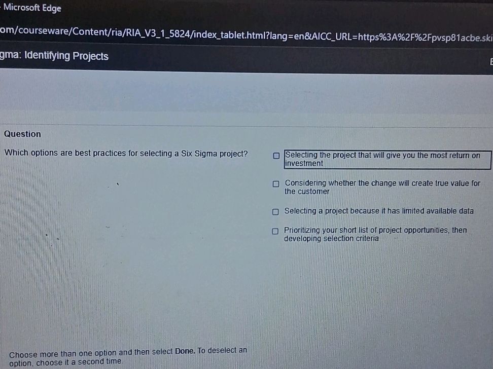 Which options are best practices for | StudyX