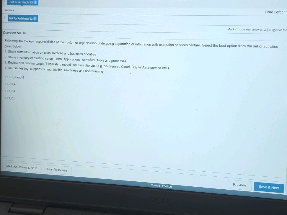 Question No. 10 Following are the key | StudyX