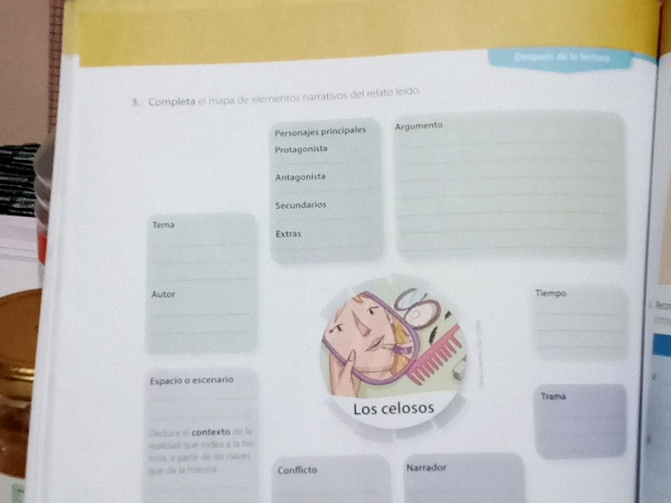 3. Completa el mapa de elementos narrativos | StudyX