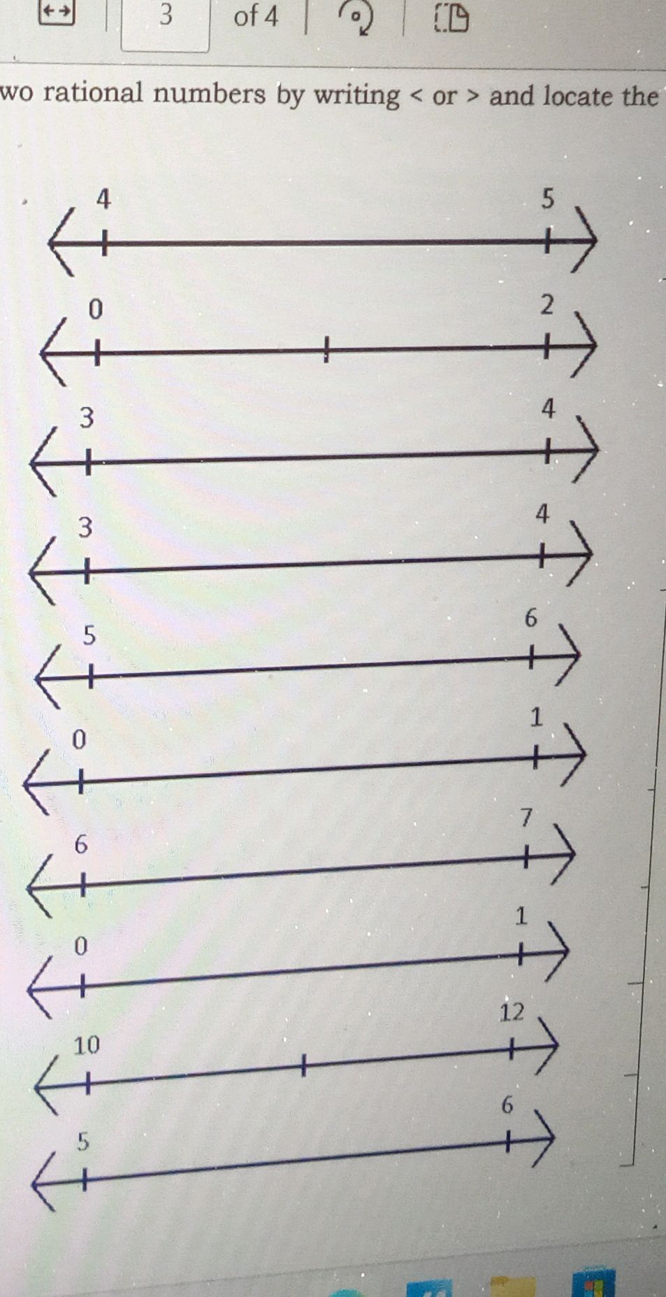 Compare two rational numbers by writing and | StudyX