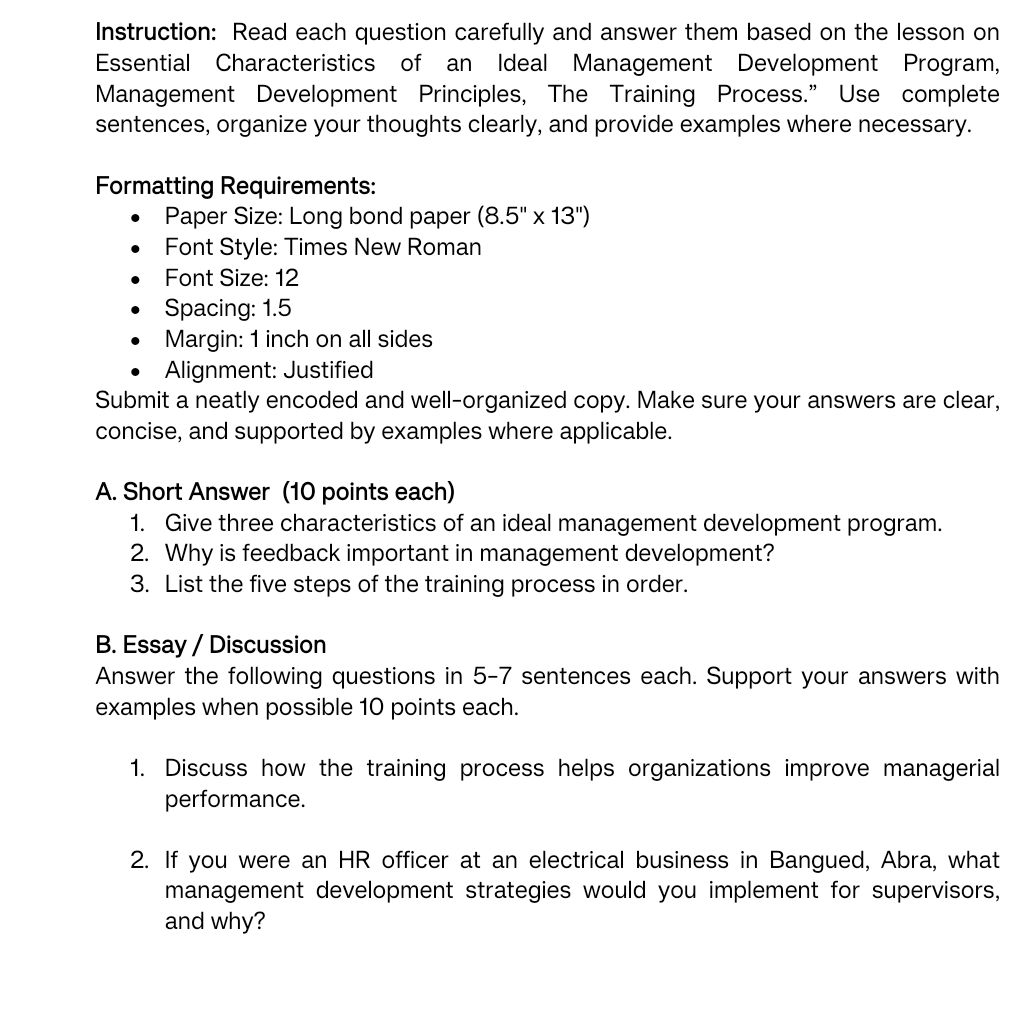 Instruction: Read each question carefully | StudyX