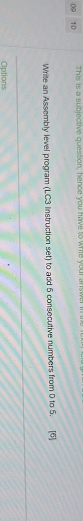 Write an Assembly level program (LC3 | StudyX