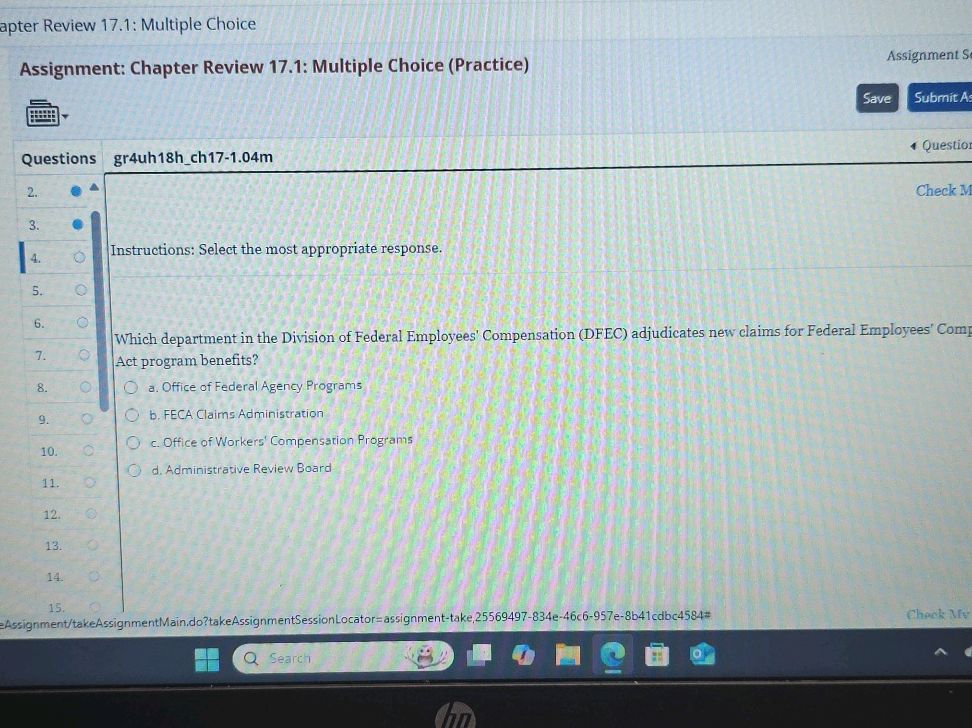 Instructions: Select the most appropriate | StudyX