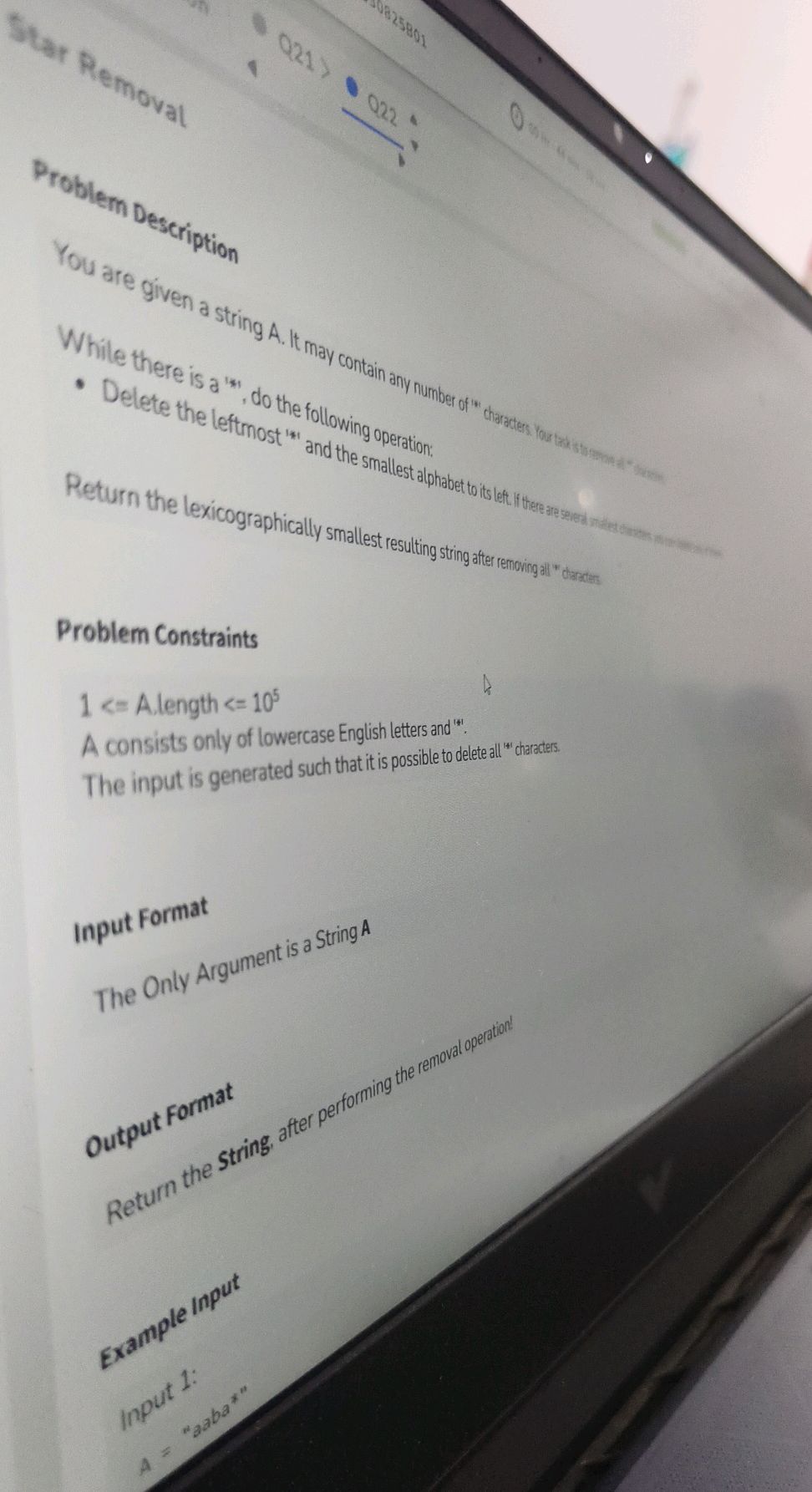 Problem Description You are given a string | StudyX