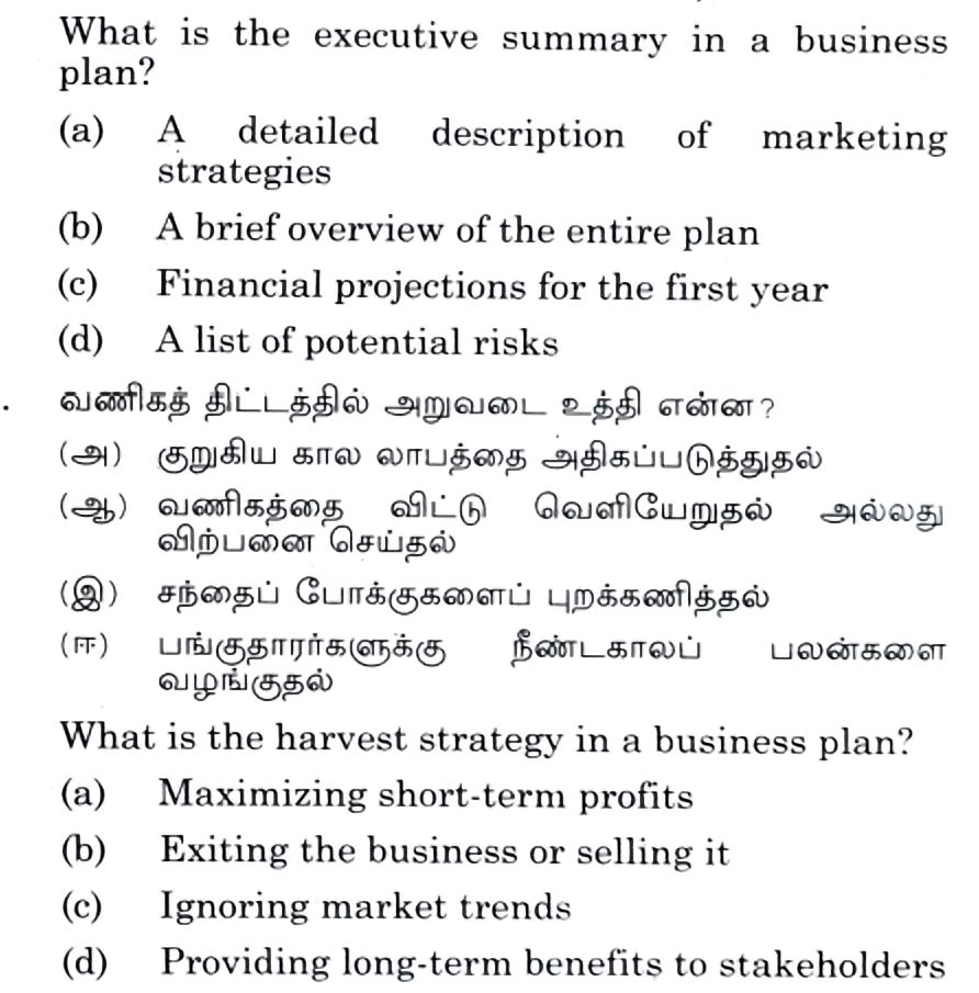 What is the executive summary in a business | StudyX