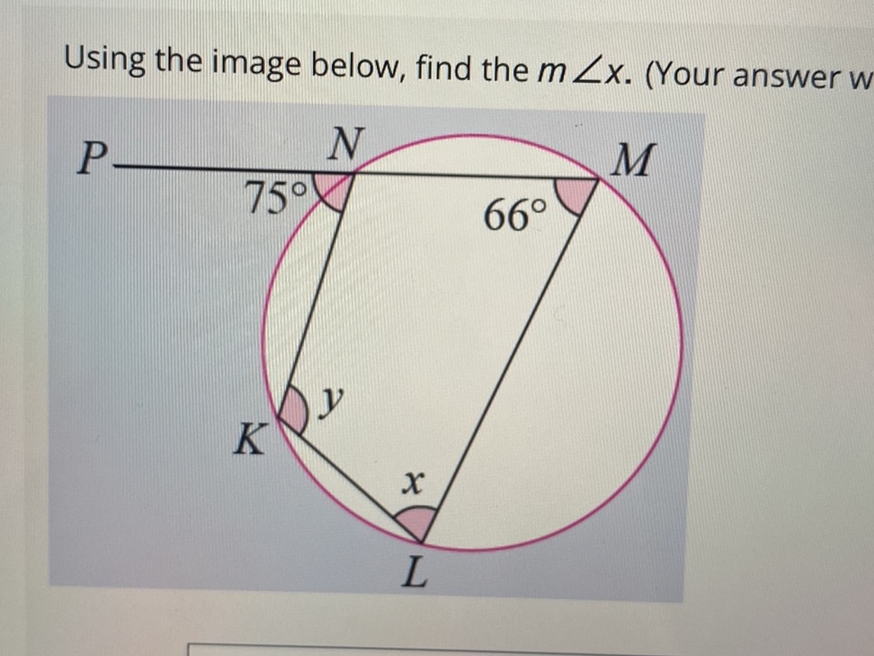 Using the image below, find the $m x$.