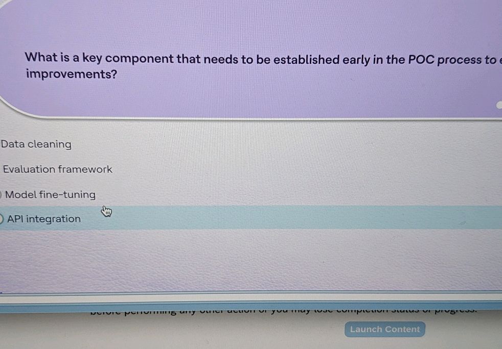What is a key component that needs to be | StudyX