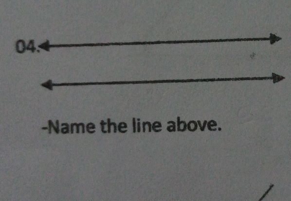 Naming a line in geometry | StudyX