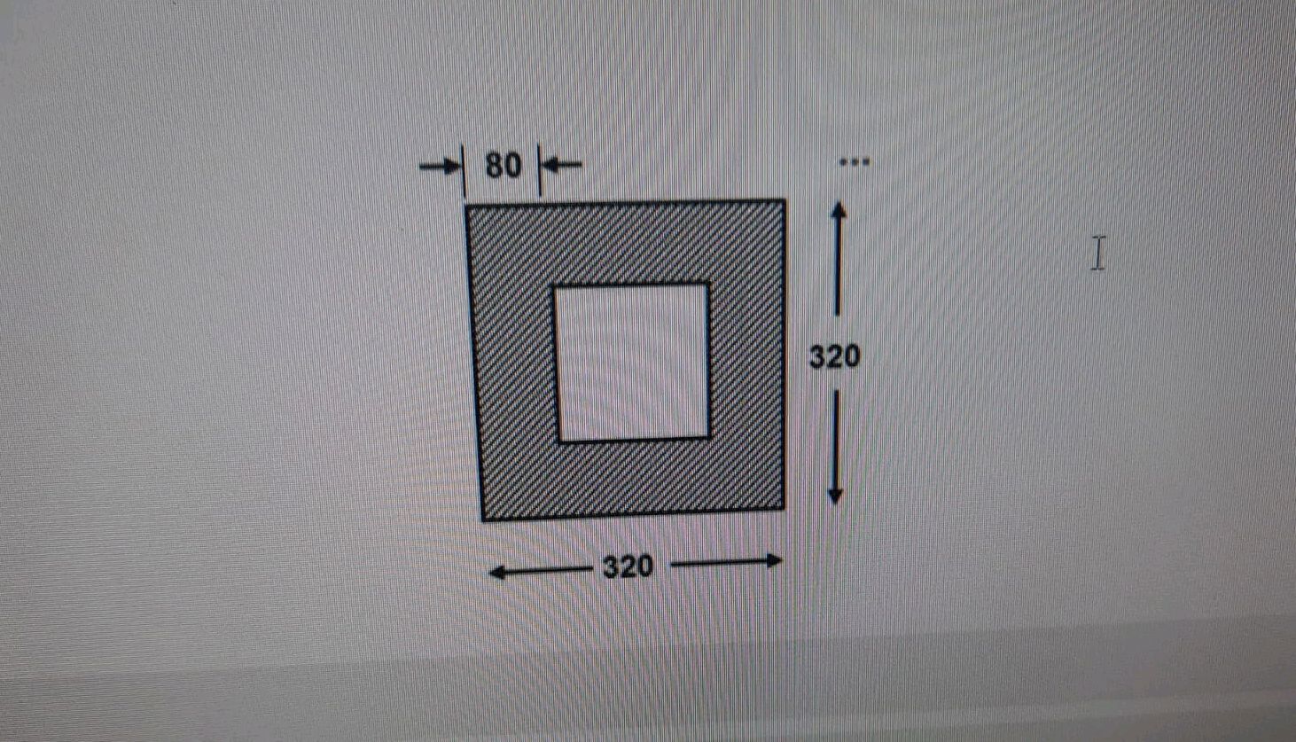 The image displays a square with a hollow | StudyX