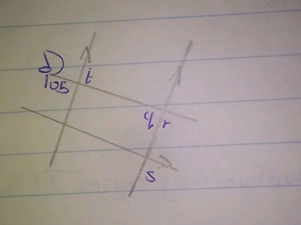 The image shows two parallel lines | StudyX
