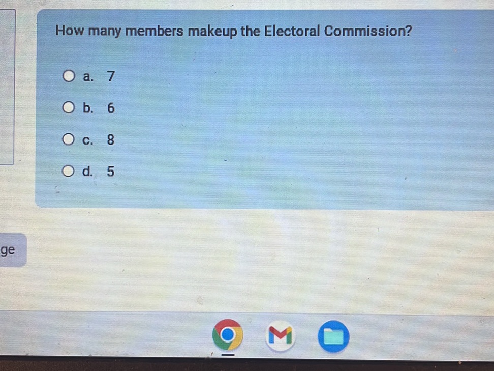 How many members makeup the Electoral