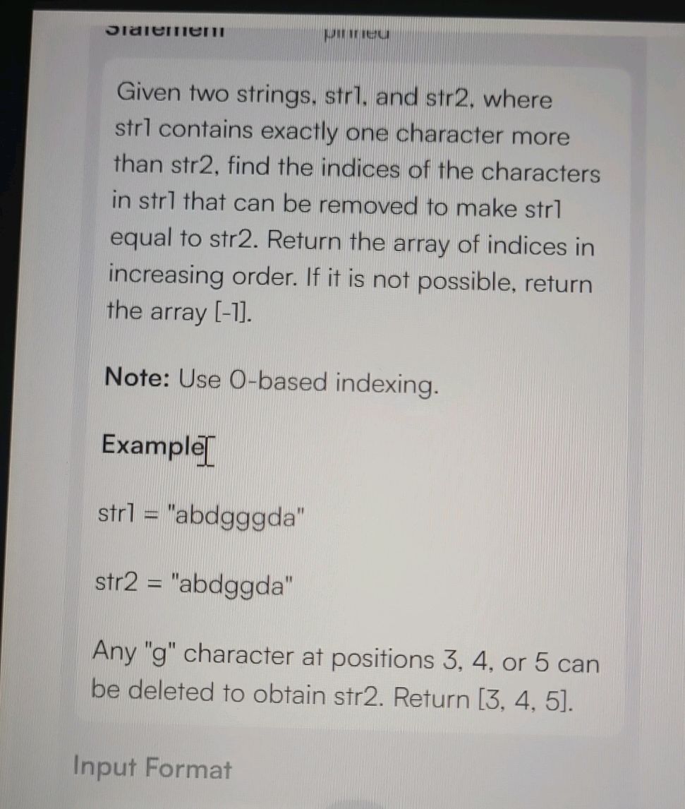 Given two strings, str1, and str2, where | StudyX