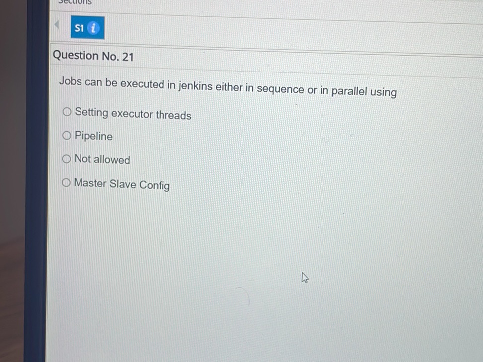 Question No. 21 Jobs can be executed in | StudyX