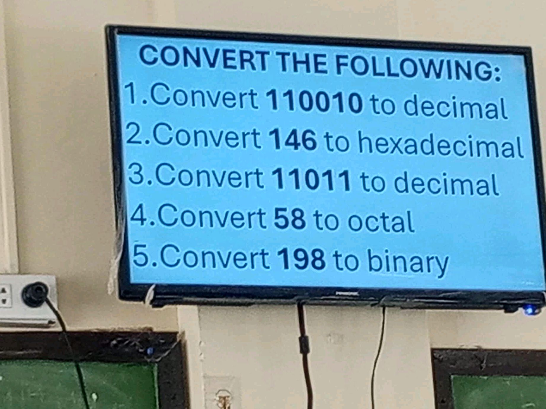 CONVERT THE FOLLOWING: 1. Convert 110010 to | StudyX