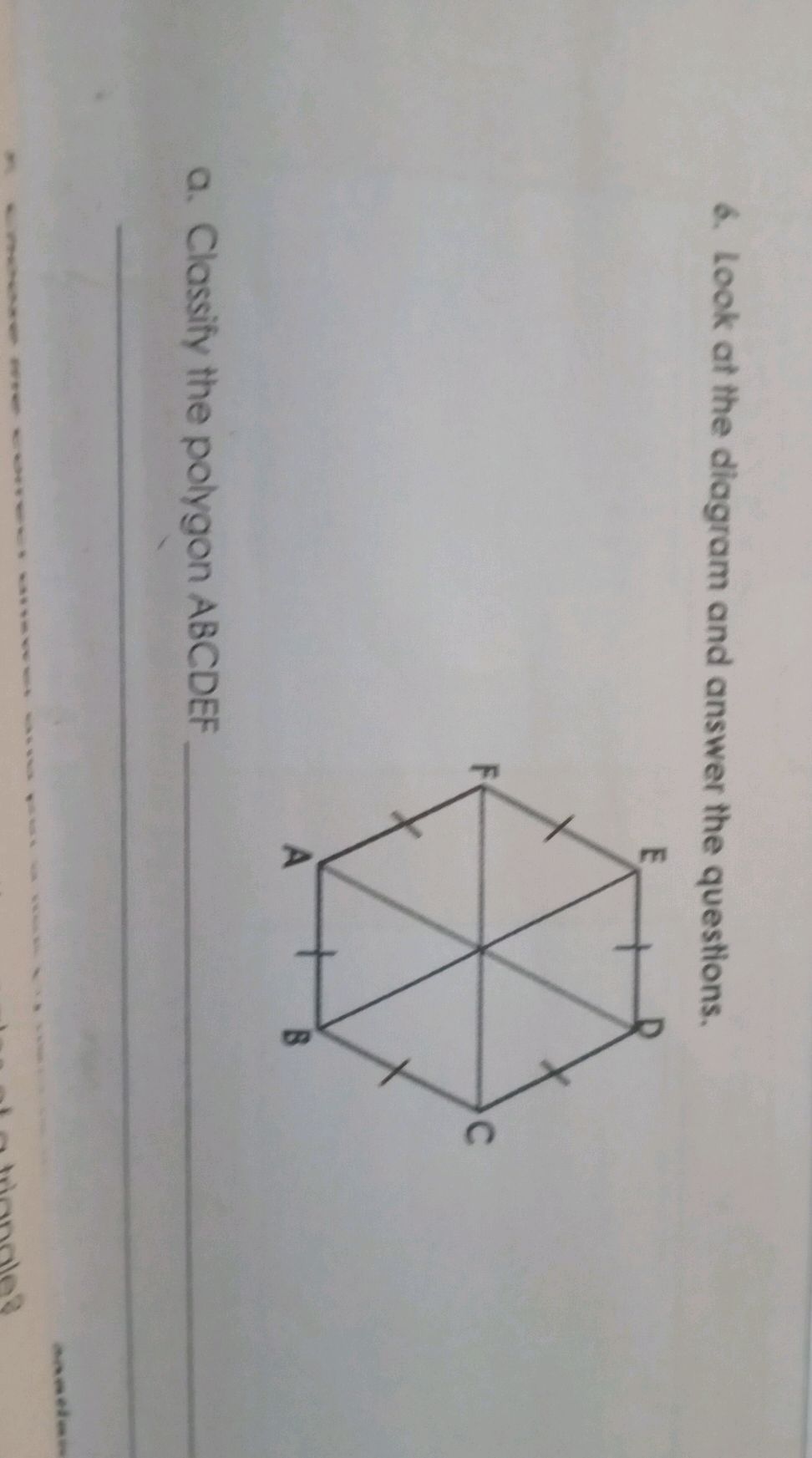Look at the diagram and answer the