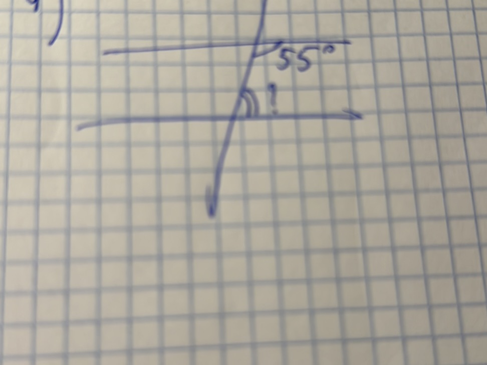 Find the angle marked with a question mark.