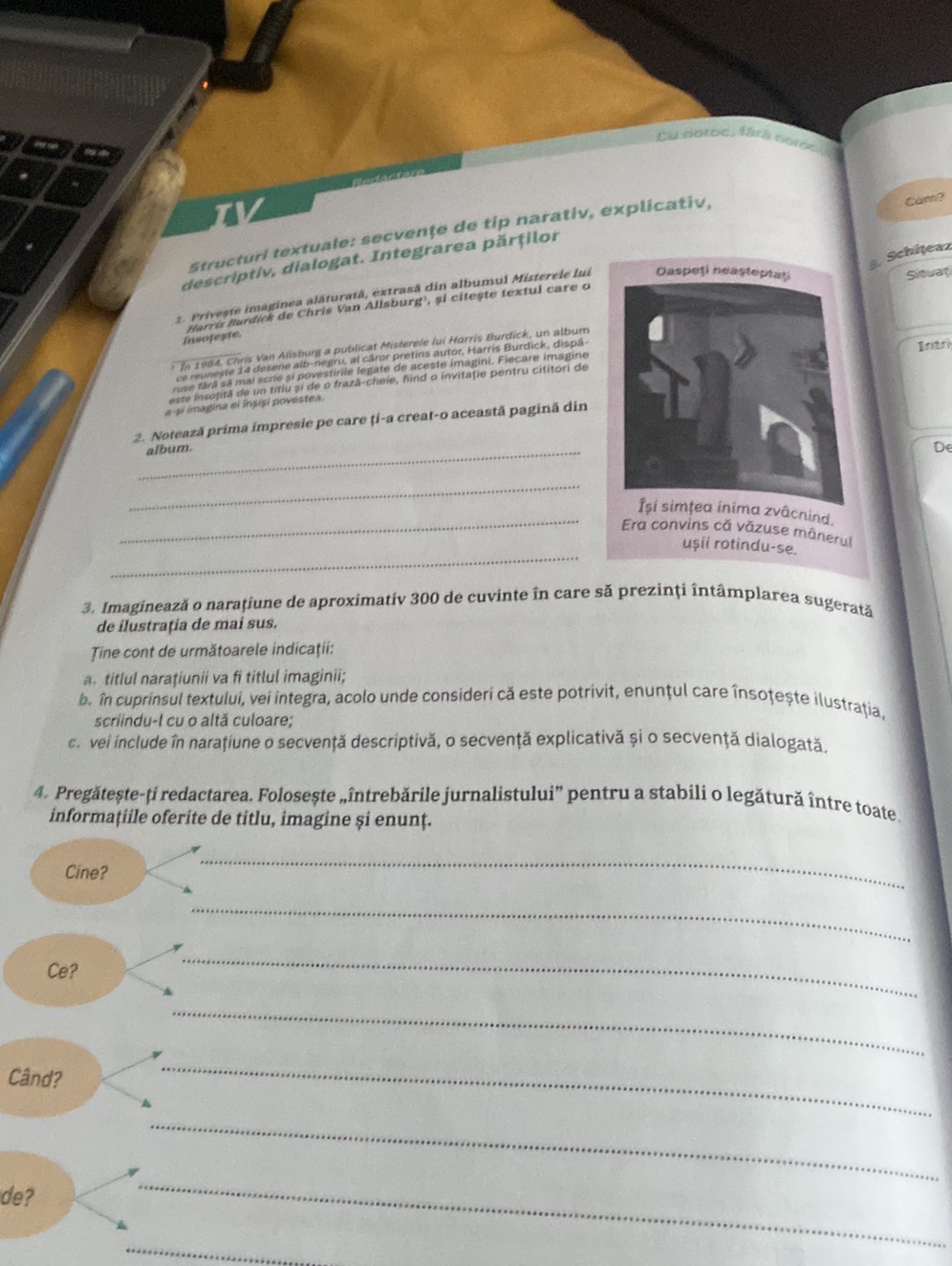 IV Structuri textuale: secvențe de tip | StudyX