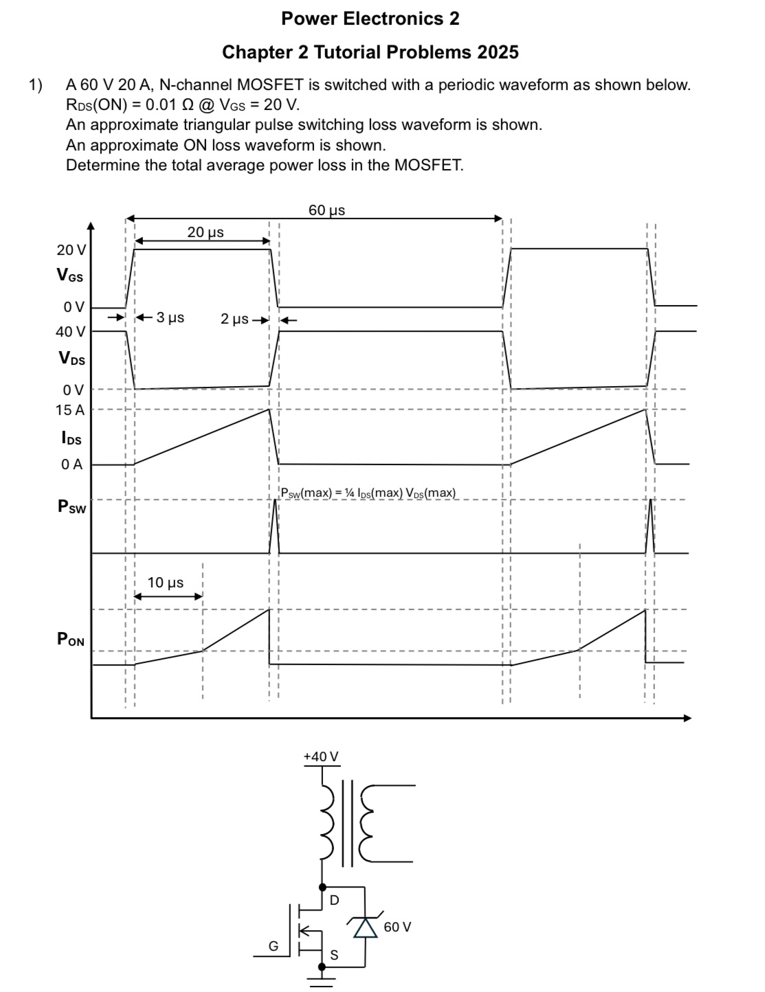 Power Electronics 2 Chapter 2 Tutorial | StudyX