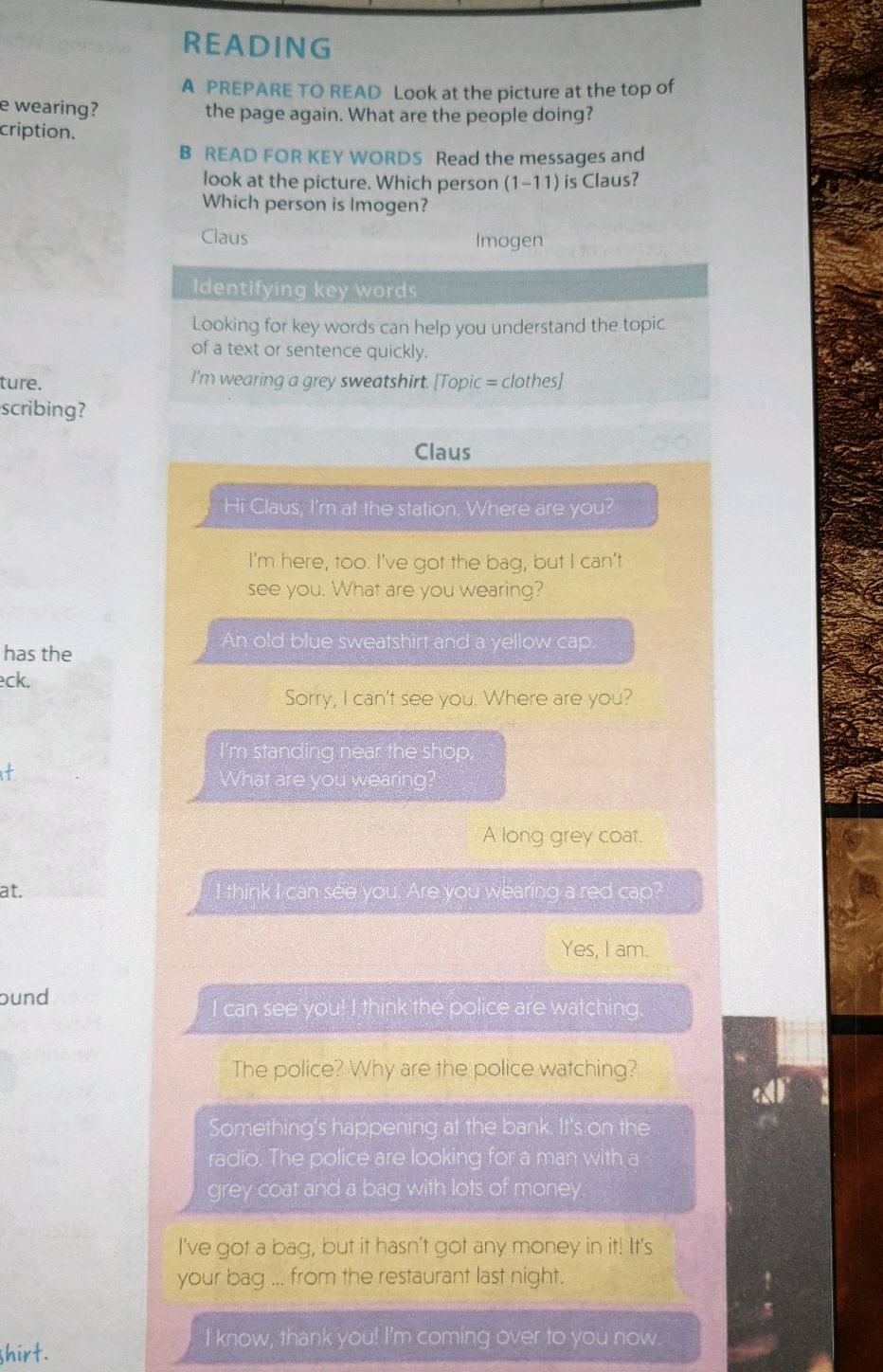 READING A PREPARE TO READ Look at the | StudyX