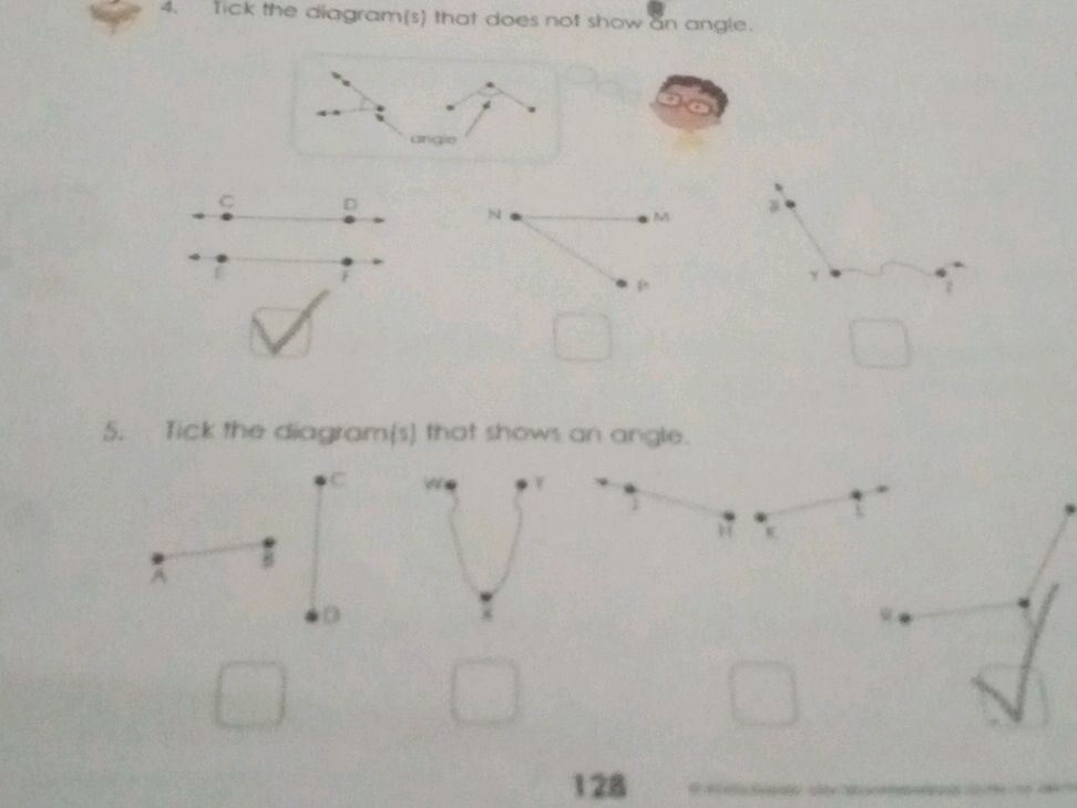 4. Tick the diagram(s) that does not show an | StudyX