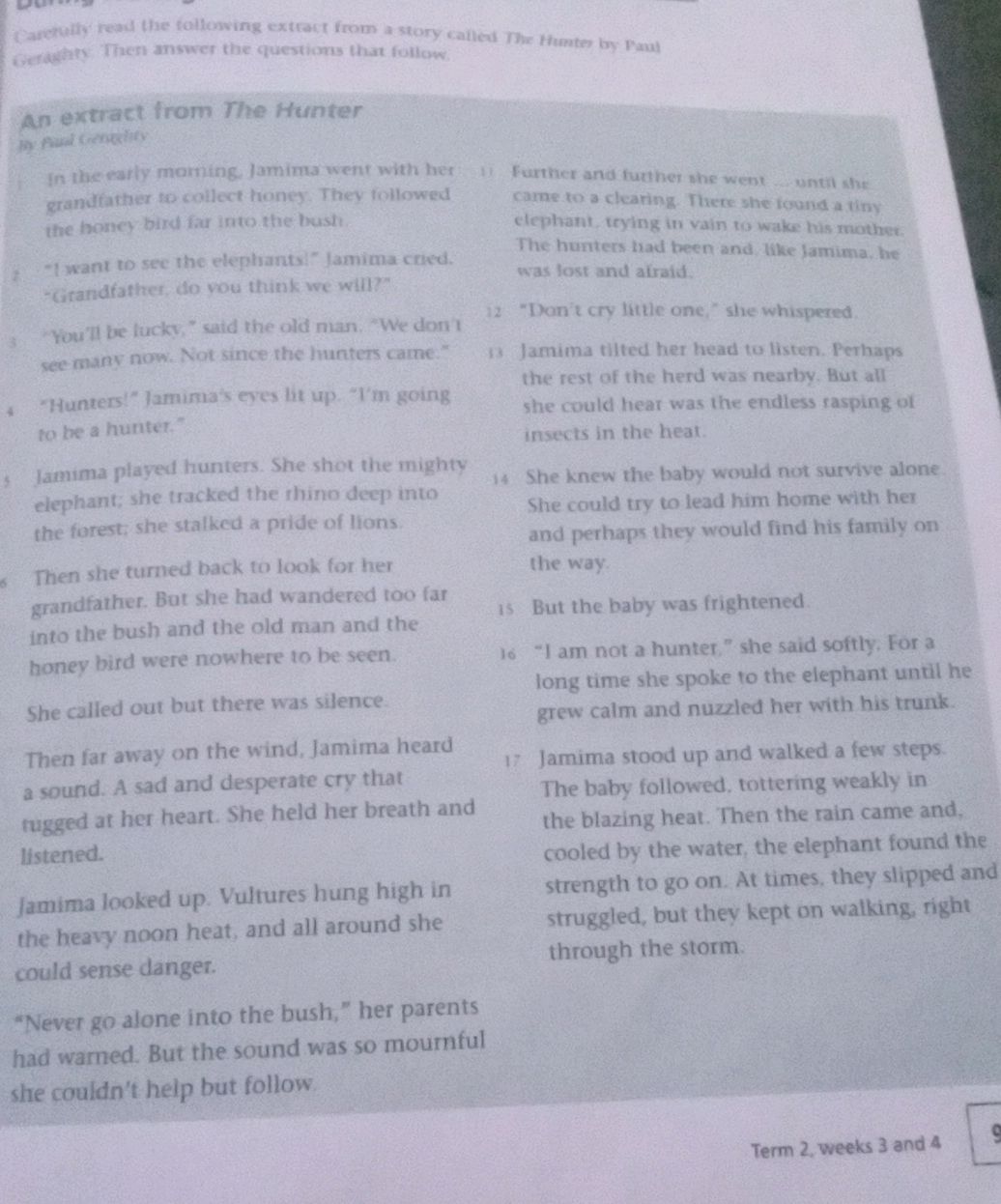 Carefully read the following extract from a | StudyX