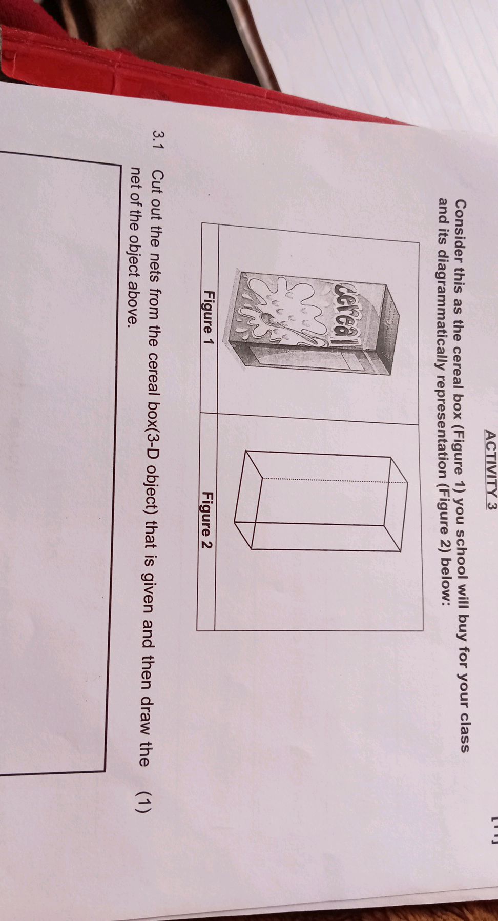 ACTIVITY 3 Consider this as the cereal box | StudyX