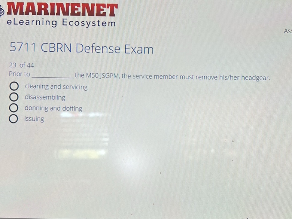 MARINENET eLearning Ecosystem As 5711 CBRN