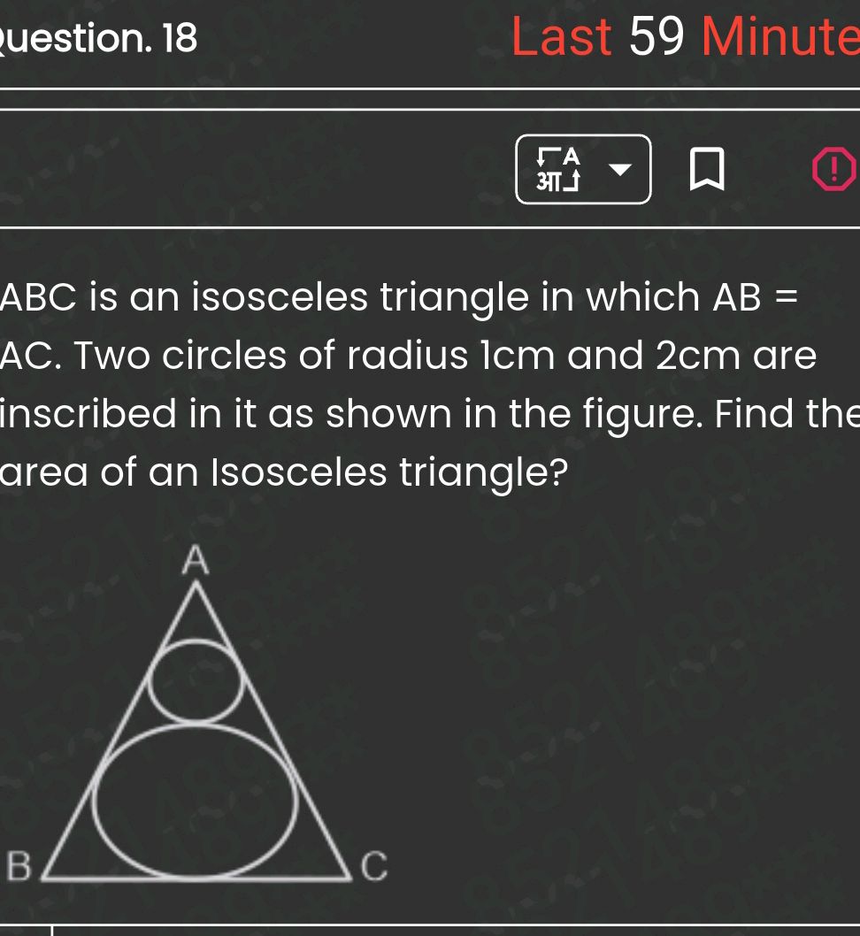 ABC is an isosceles triangle in which AB = | StudyX