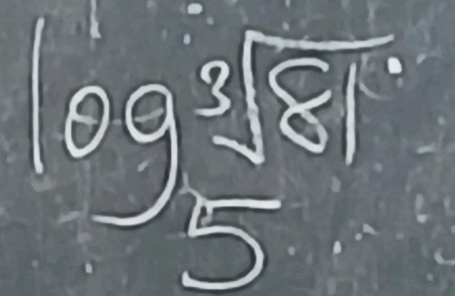 Logarithm of the cube root of 81 with base 5 | StudyX