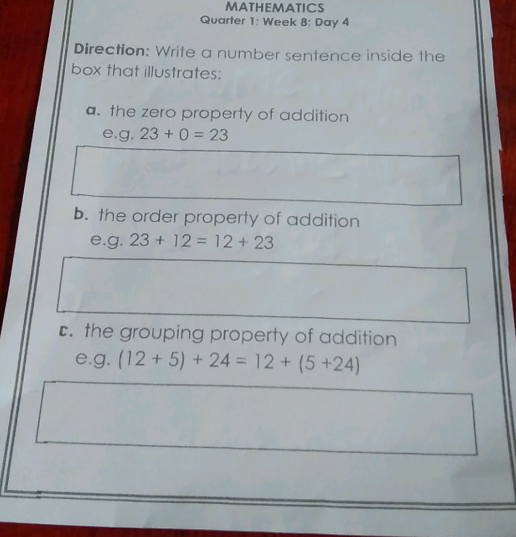 MATHEMATICS Quarter 1: Week 8: Day 4 | StudyX