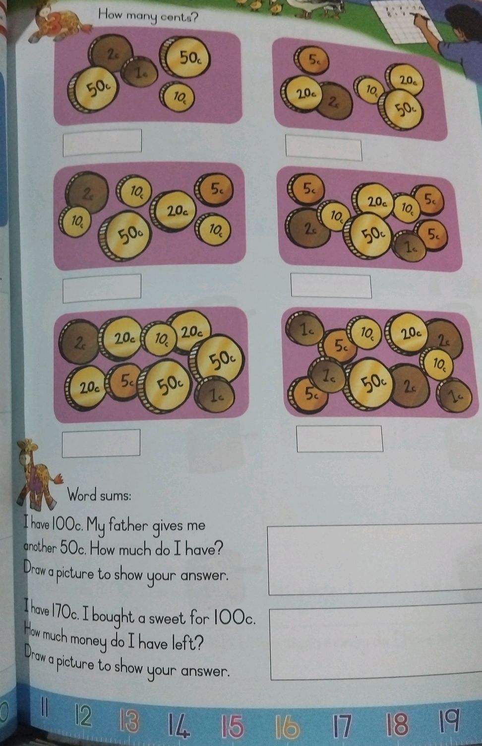 Counting Cents and Word Sums | StudyX