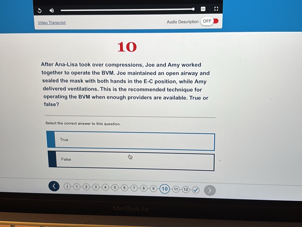 After Ana-Lisa took over compressions, Joe | StudyX