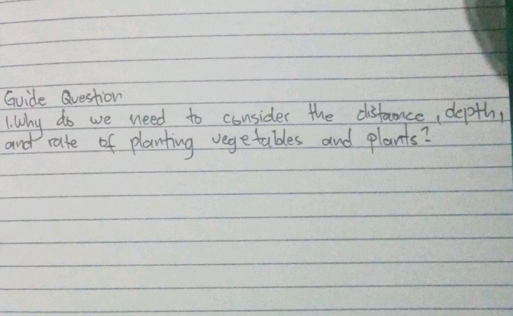 Why do we need to consider the distance,
