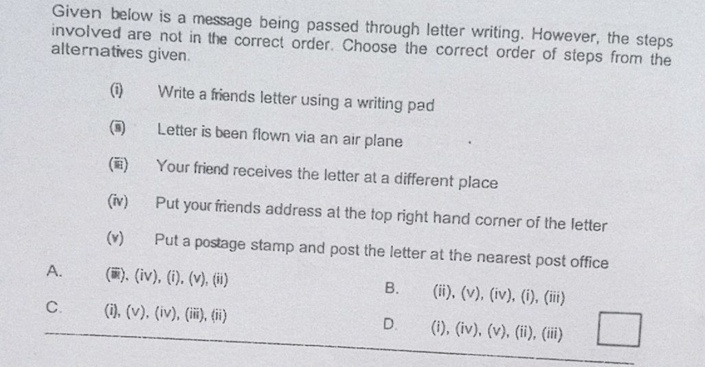 Given below is a message being passed | StudyX
