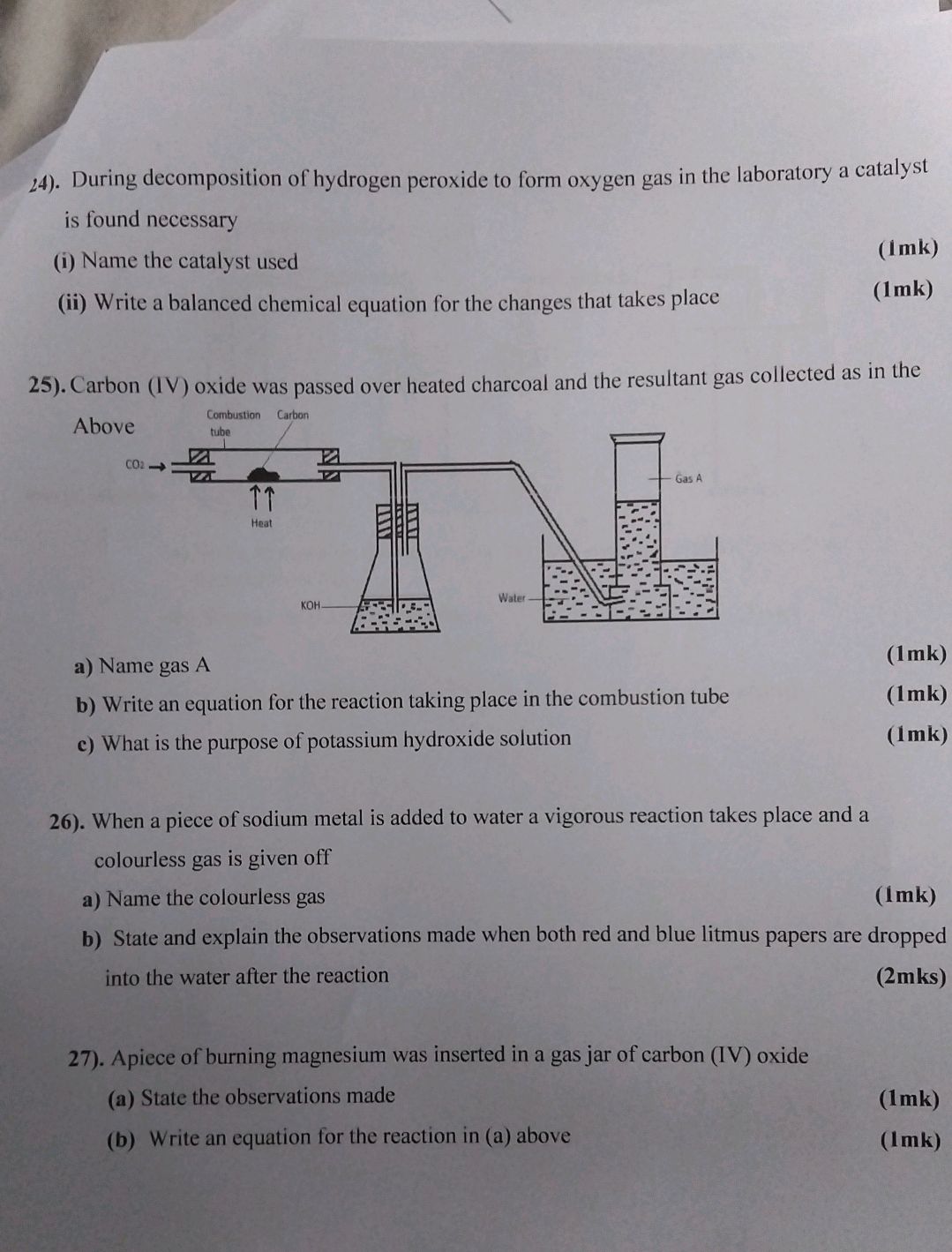 24). During decomposition of hydrogen | StudyX