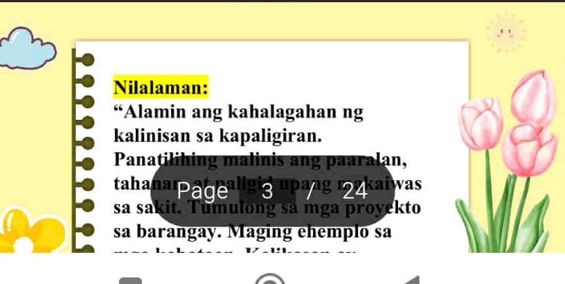 Nilalaman: "Alamin ang kahalagahan ng | StudyX